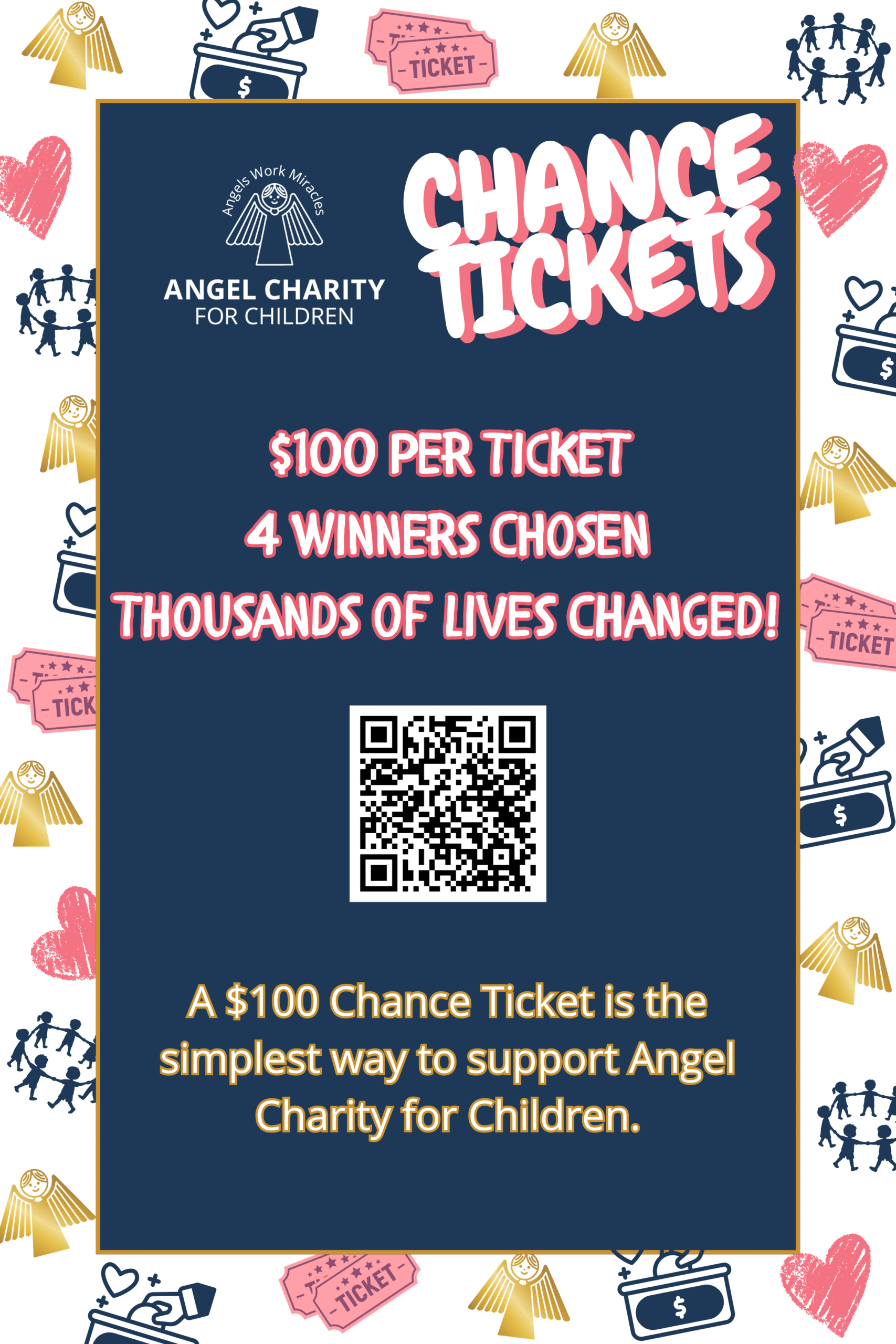 Chance Raffle Tickets - Angel Charity